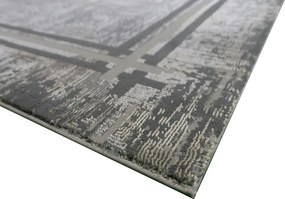 BE Koberec Allianz 6303 GREY - šedý obdélníkový Rozměr: 80x150 cm