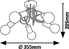 Rabalux LINETT dětské svítidlo 6340
