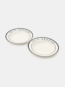 Sinsay - Keramické misky s nápisem Bon appétit 2 pack - vícebarevná