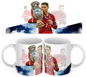 Keramický hrníček Ronaldo a Pohár
