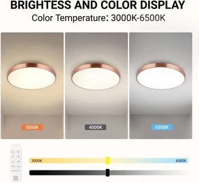 Immax NEO 07322L-LED Stm stropní sv NEO LITE SEMPLICI 60W/230V pr.60cm měděná+DO