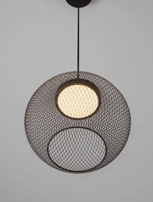 LED černá designová svítilna Kinetic 153