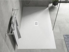 Mexen Hugo, obdélníková sprchová vanička SMC 180 x 100 cm, bílá, bílá krytka, 42101018-W