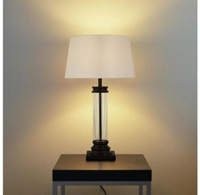 Searchlight | Searchlight EU5141BK - Stolní lampa PEDESTAL 1xE27/60W/230V černá | SR0266