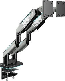 Držák na dva monitory 35" RGB šedo-černý: Diablo X-Arm Dual