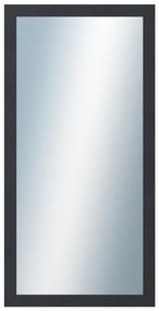 DANTIK - Zarámované zrcadlo - rozměr s rámem cca 50x100 cm z lišty 4020 černá (2769)