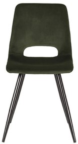 LABEL51 jídelní židle JOSH zelená Color: Army green UK-30.303