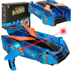 Creative Corner RC laserem řízené nástěnné modré laserové auto