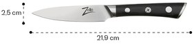 Razor-Edge, 4" nůž na loupání, 59 HRC, nerezová ocel