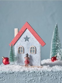 Sinsay - Vánoční dekorace ve tvaru domečku - šedá