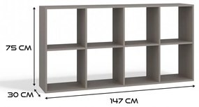 FALCO Regál Manja 2x4 Odstín: Dub artisan