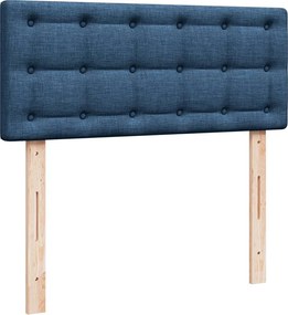 Box spring postel s matrací černá 120x190 cm textil 3288147
