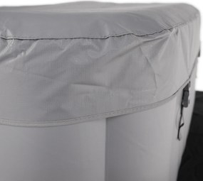 Nafukovací vířivka, šedá / bílá, 2-4 os, 600 l, KAMINO NEW TYP 3