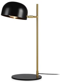 Černá stolní lampa se stojanem v měděné barvě Markslöjd Pose