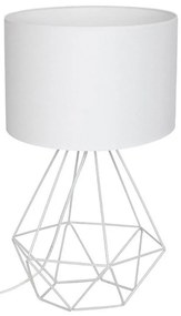 Stolní lampa BASKET 1xE27/60W/230V bílá