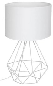 Milagro Stolní lampa BASKET 1xE27/60W/230V bílá DE7193