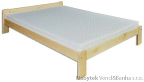 dřevěná dvojlůžková postel z masivního dřeva LK107
