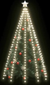 vidaXL Světelná síť na vánoční stromek 300 ch LED diod 300 cm [328889] Barva: Studená bílá