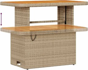 vidaXL Sada zahradních pohovek s polštářem 9 pcs Béžová a krémová [3364366]