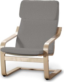 Sedák na křeslo IKEA Poäng barva šedá látka pletený vzor