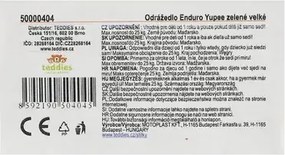 TEDDIES Odrážedlo Enduro Yupee zelené / od 12 měsíců / nosnost do 25 k