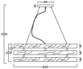 Trio - Lustr na lanku DUNCAN 4xE14/40W/230V