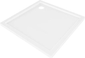 Mexen Flow Slim, čtvercová sprchová vanička 85 x 85 cm, bílá lesklá, 46S108585
