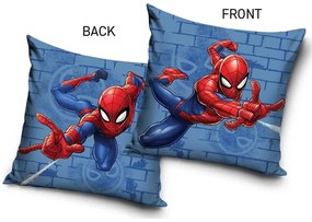 Dětský polštářek Spider-Man zasahuje 40x40 cm
