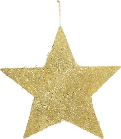 Dekorace Golden Star 40cm