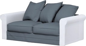 Potah 2místné sekce Grönlid barva modrá látka pletený vzor