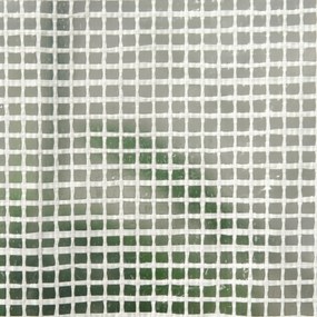 Outsunny fóliový skleník na rajčata 200x100x215cm s oknem ze síťoviny a rolovacími dveřmi UV ochrana v bílé barvě pro rostliny a zahradu