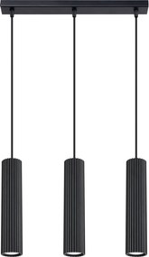 Sollux Lighting Závěsné svítidlo KARBON 3L černé