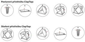 ClapTop Rychloskládací stanový altán ClapTop 600 - výprodej