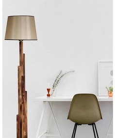 Designová stojanová lampa Naime 165 cm hnědá