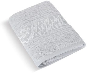 BROTEX Froté ručník Mozaika 50x100cm 550g světle šedá