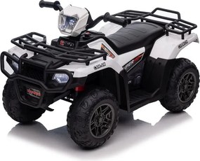 LEAN CARS Čtyřkolka na akumulátor JC915, bílá
