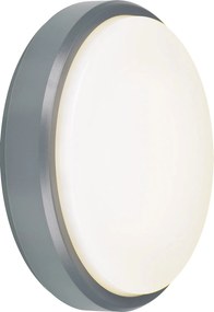 Kulaté nástěnné LED svítidlo 18 W, 1400 lm, 4000 K, antracitová, pr. 21 cm