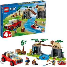 Lego stavebnice lego city 60301 záchranářský teréňák do divočiny