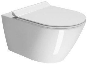 GSI Kube X závěsná WC mísa 36 x 55 cm GeniusFlush keramika bílá ExtraGlaze 941311