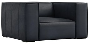 Tmavě modré kožené křeslo Madame – Windsor &amp; Co Sofas