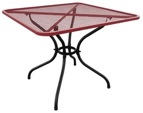 Unikov Zahradní stůl Tako 90x90 Barva nátěru: Černá - RAL 9005 - Červená - RAL 3031