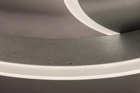 Rabalux Stříbrné stropní LED svítidlo Avalon 650mm 50W 2229