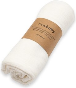 Dětská mušelínová deka New Baby white
