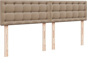 Box spring postel s matrací cappuccino 180 x 200 cm umělá kůže 3286135
