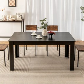 Costway 160 cm dlouhý rozkládací jídelní stůl moderní s místem až pro 8 osob