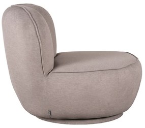 LABEL51 Otočné křeslo BUNNY šedé FU-88.013