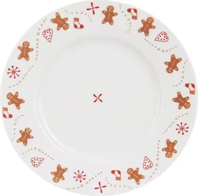 Porcelánový dezertní talíř PERNÍČEK 20 cm