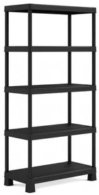 Plastový regál PLUS shelf tribac 9933 černá