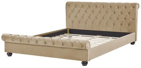 Manželská postel 180 cm ARCHON (s roštem) (béžová). 1007103