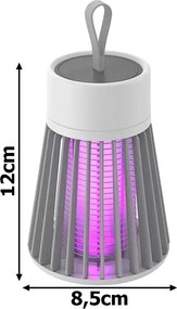 Verk Group Uv insekticidní lampa na komáry mouchy elektrický lapač hmyzu účinný